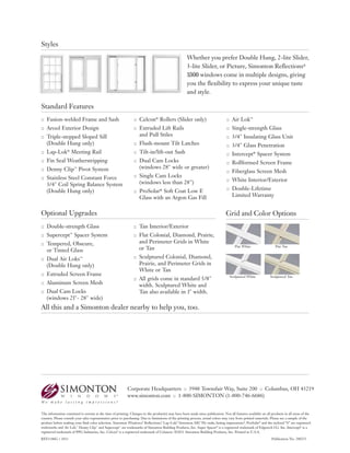 Simonton reflections 5300_brochure | PDF