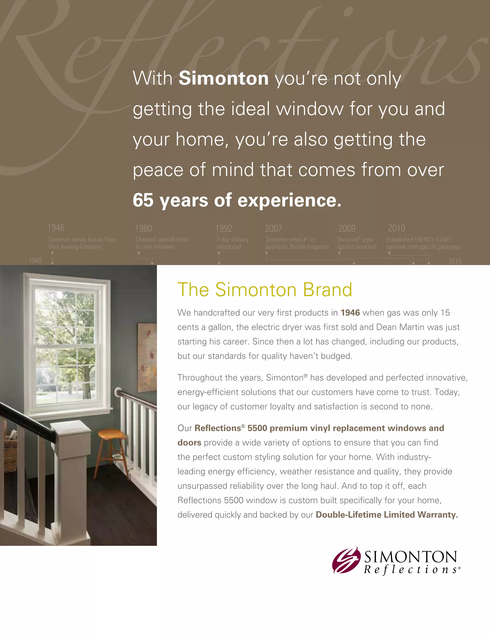 Simonton reflections 5500_style_guide | PDF | Woodworking | Arts and Crafts