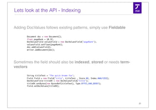 Column Stride Fields aka. DocValues | PPT