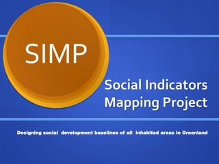 Social Indicators Mapping Project | PPTX | Science
