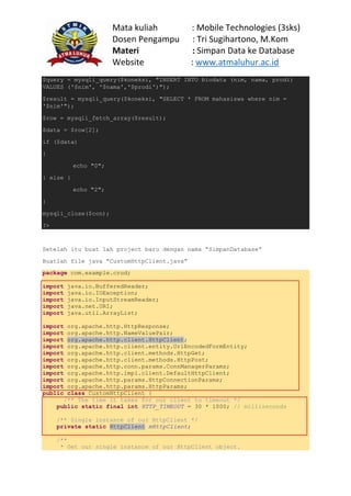 Simpan data- ke- database | PDF