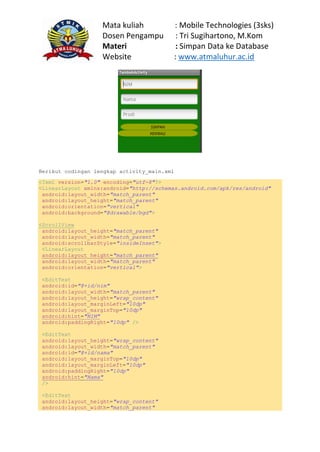 Simpan data- ke- database | PDF