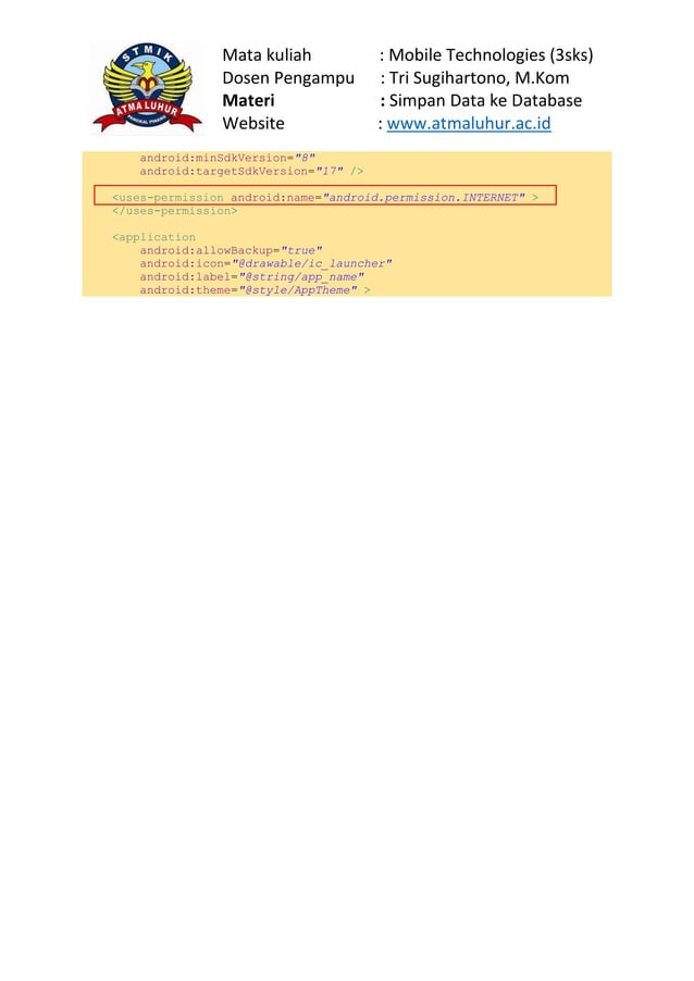 Simpan data- ke- database | PDF