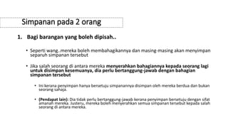 Simpanan (Wadi'ah) | PPTX