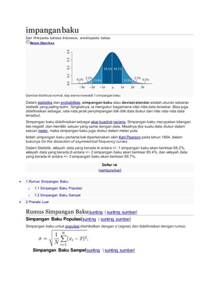 Simpangan baku | PDF
