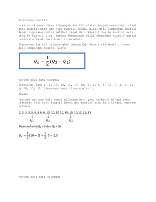 Simpangan kuartil dan rata-rata.docx