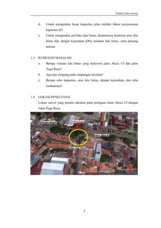 Simpang tiga tugu raya cimanggis depok | DOCX