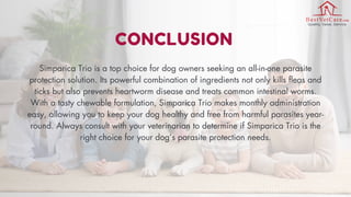 Simparica Trio for Dogs - Flea, Tick, Heartworm, and Worm Protection | PPT