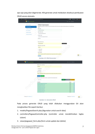 Membuat Sistem Informasi Kepegawaian (SIMPEG) sederhana menggunakan yii2 (Part 1 CRUD dan Login ...
