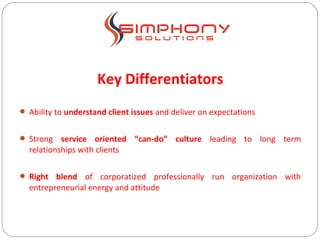 Simphony Solutions Profile | PPT