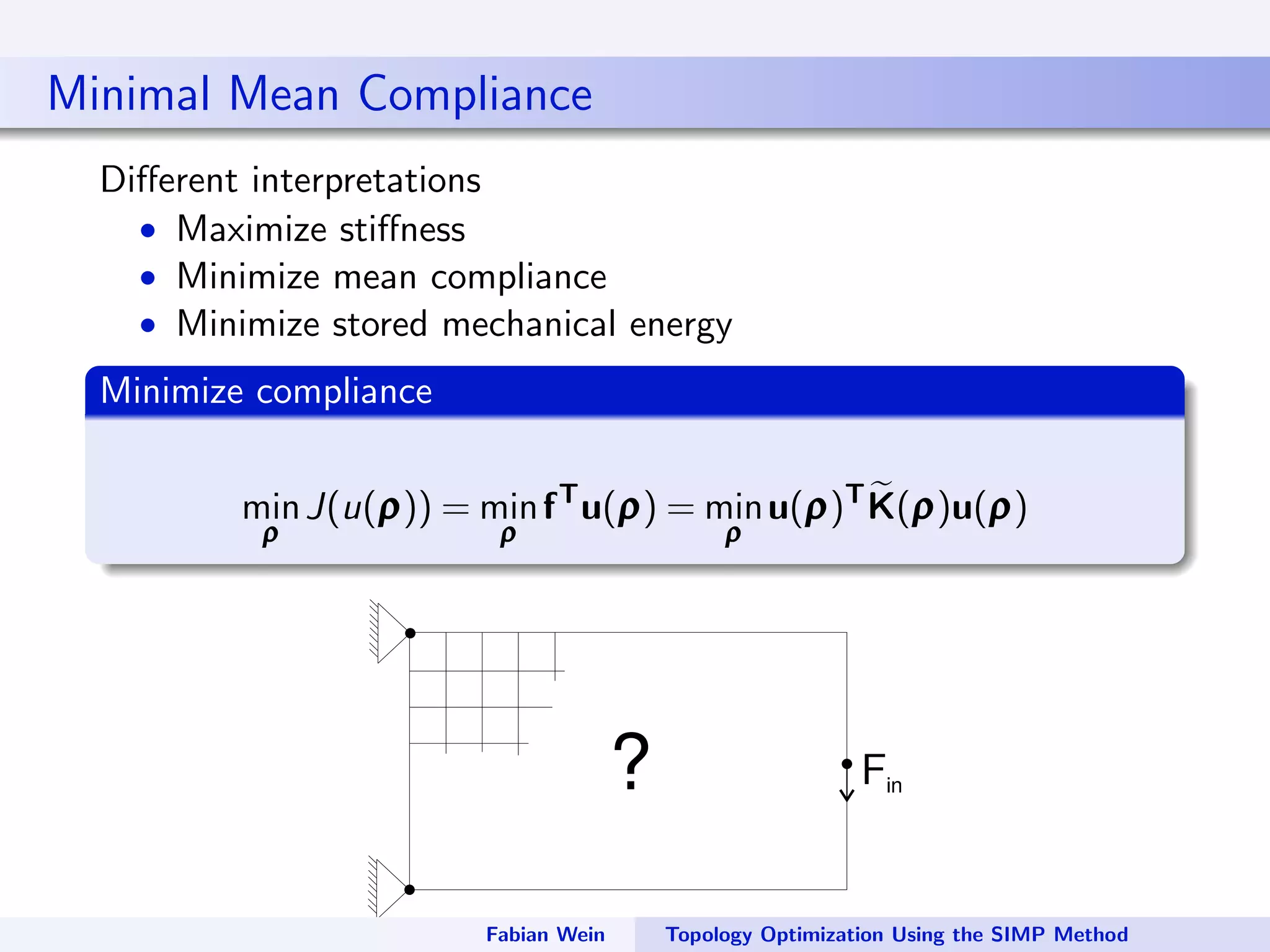 Topology Optimization Using the SIMP Method | PDF
