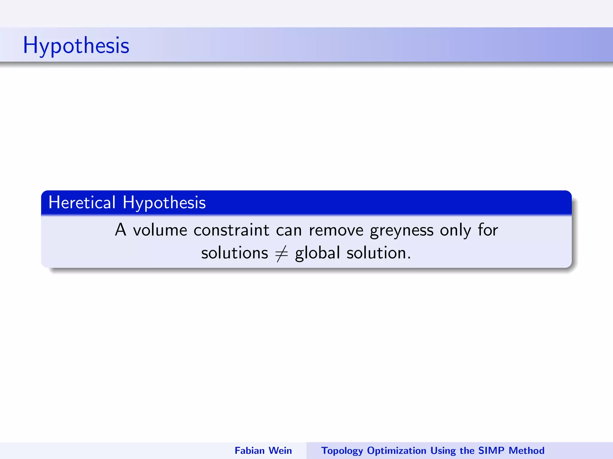 Topology Optimization Using the SIMP Method | PDF