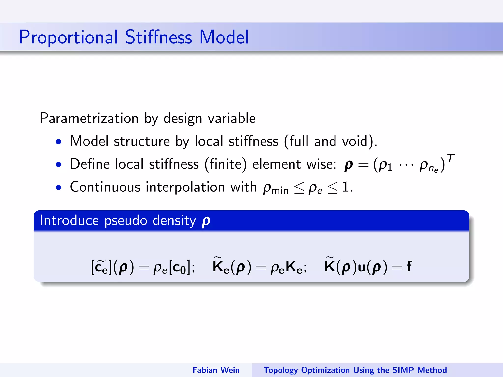 Topology Optimization Using the SIMP Method | PDF