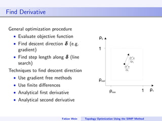 Topology Optimization Using the SIMP Method | PDF