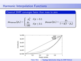 Topology Optimization Using the SIMP Method | PDF