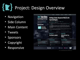 Building a Simple, Responsive Website with ExpressionEngine | PPT | Web Design and HTML | Internet