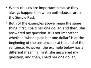 Simple past tense | PPT