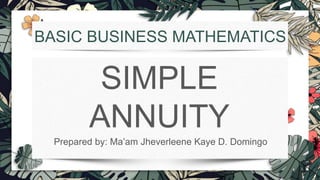 Simple-Annuity.pptx