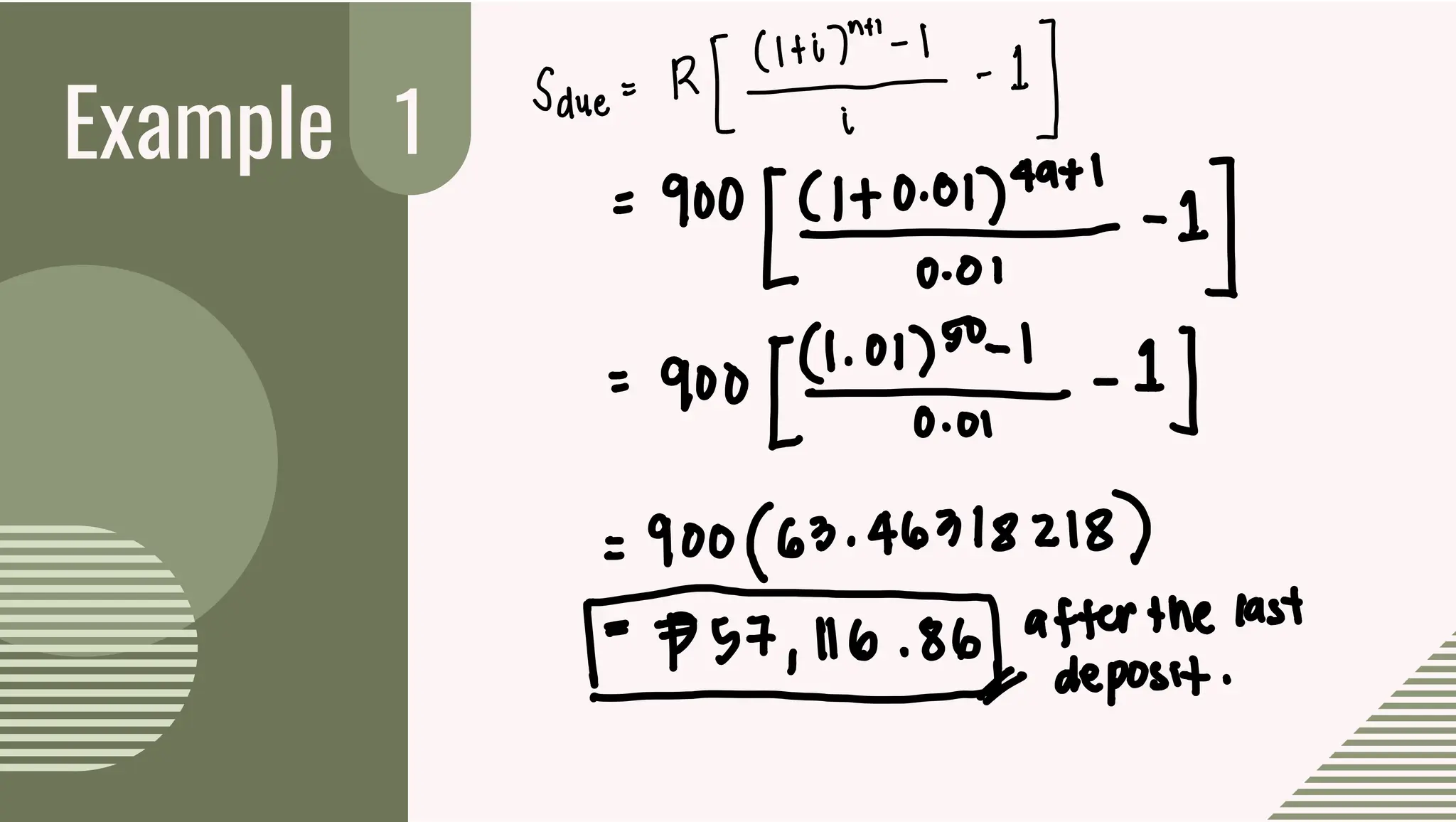 Mathematics of Investment: Simple Annuity Due | PDF | Stocks and Bonds ...
