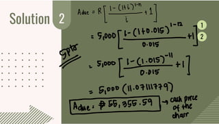 Mathematics of Investment: Simple Annuity Due | PDF | Stocks and Bonds ...