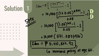 Mathematics of Investment: Simple Annuity Due | PDF | Stocks and Bonds ...