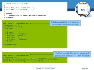 Simple API for XML | PPT