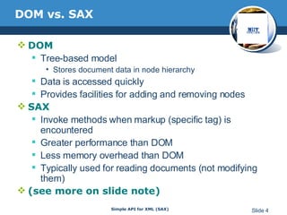 Simple API for XML | PPT
