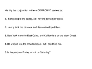 Simple, Comp, Complex Sentences | PPT