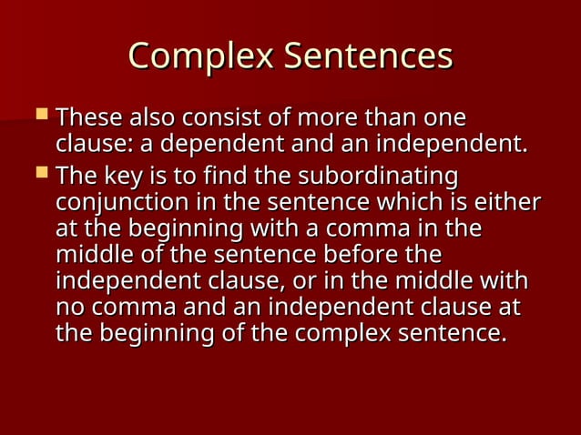 Simple- Compound- Complex Sentences review quiz.ppt