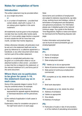 Your basic terms of employment | PDF