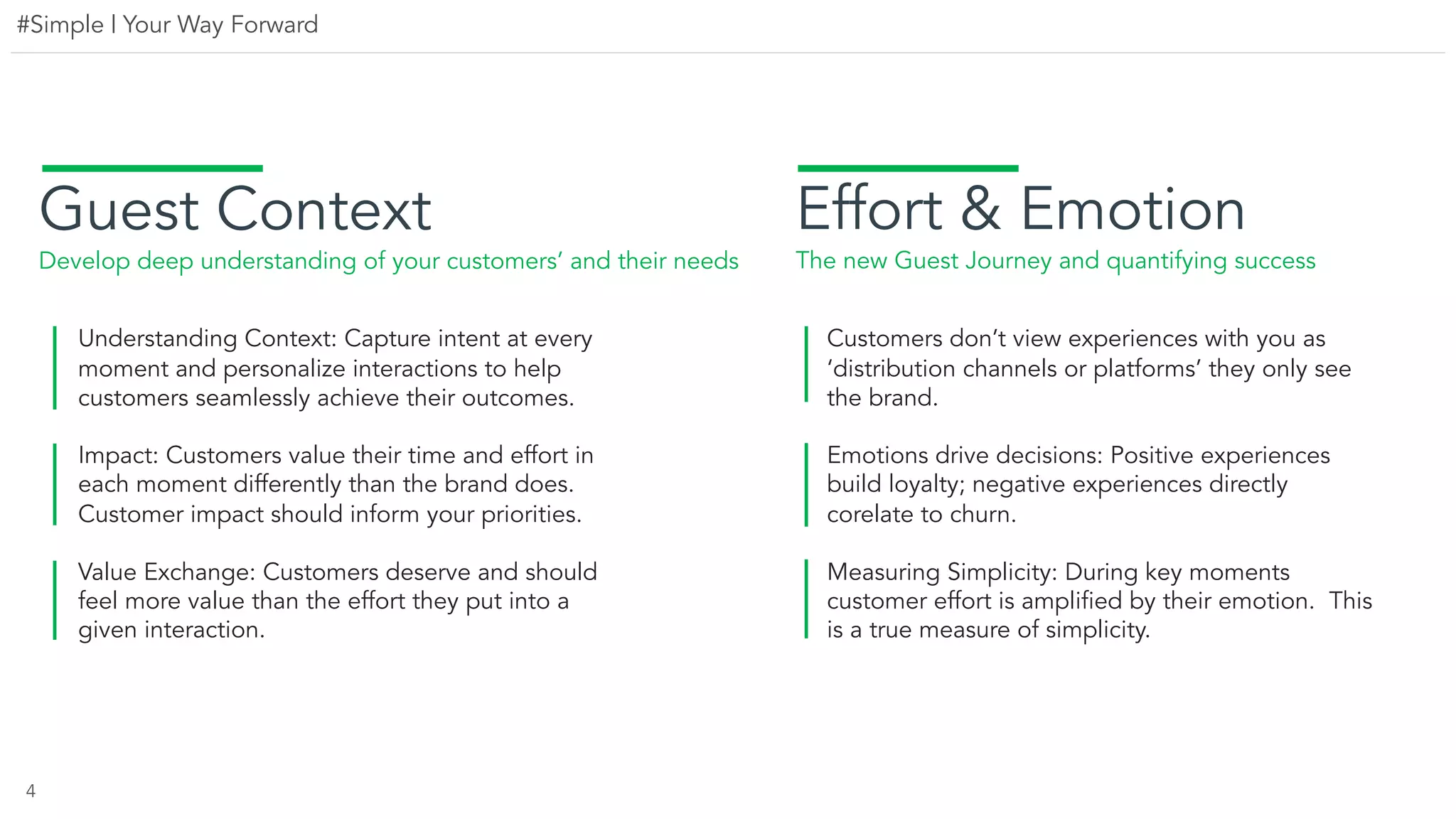 Simple Customer Experience | PDF