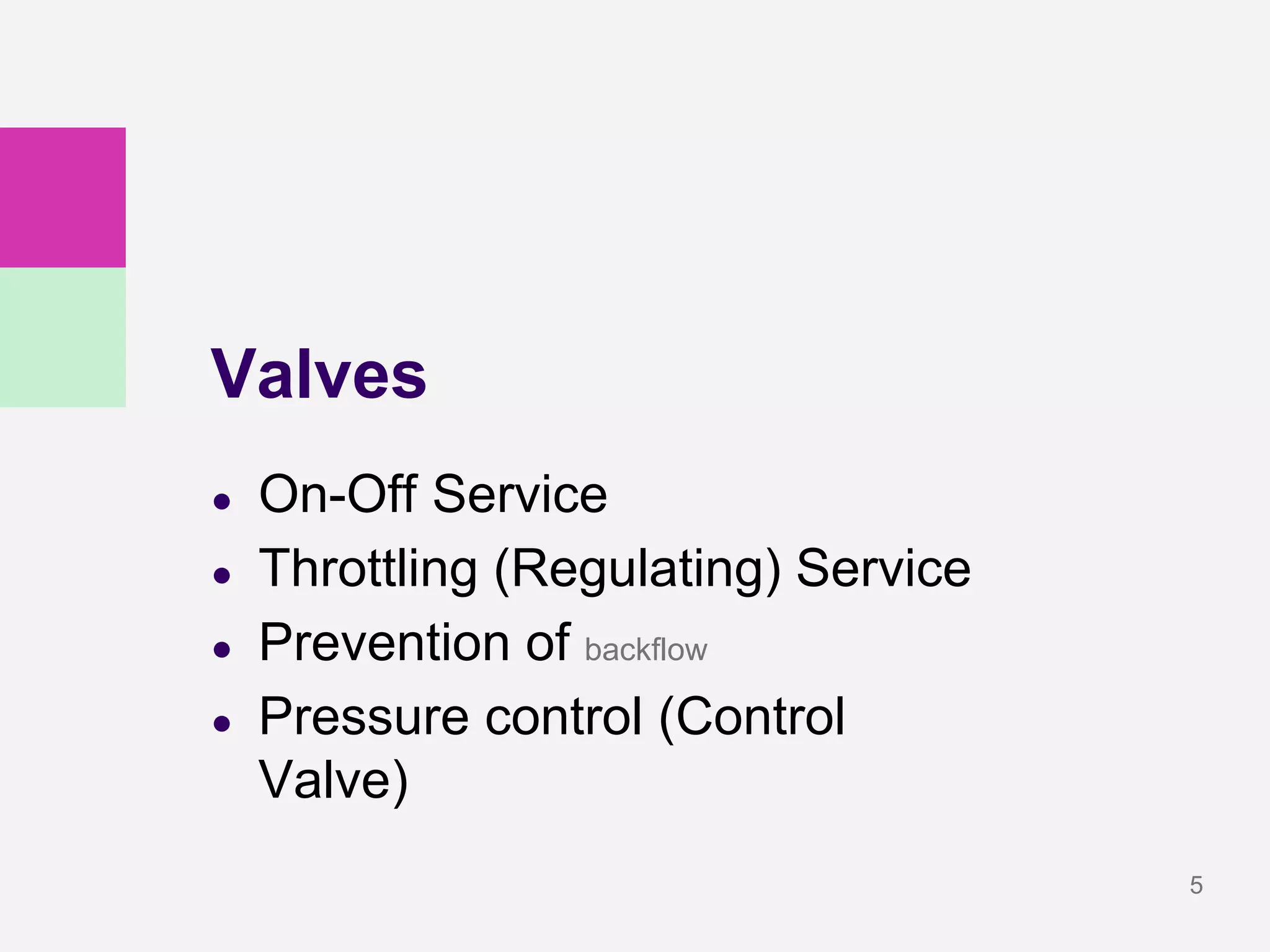 Valves with Complete Simple Description and types | PPT