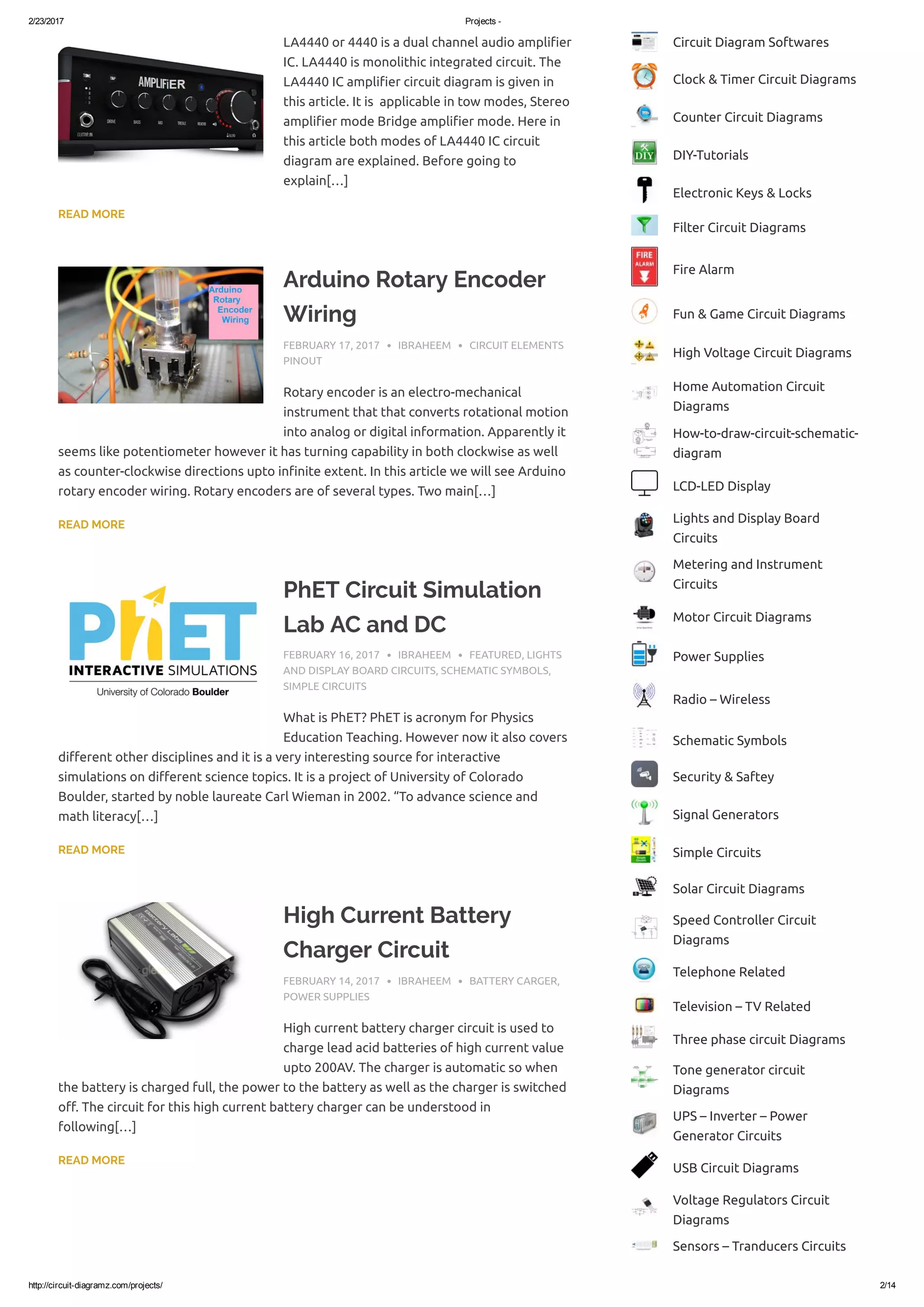 100 simple circuit diagram projects | PDF