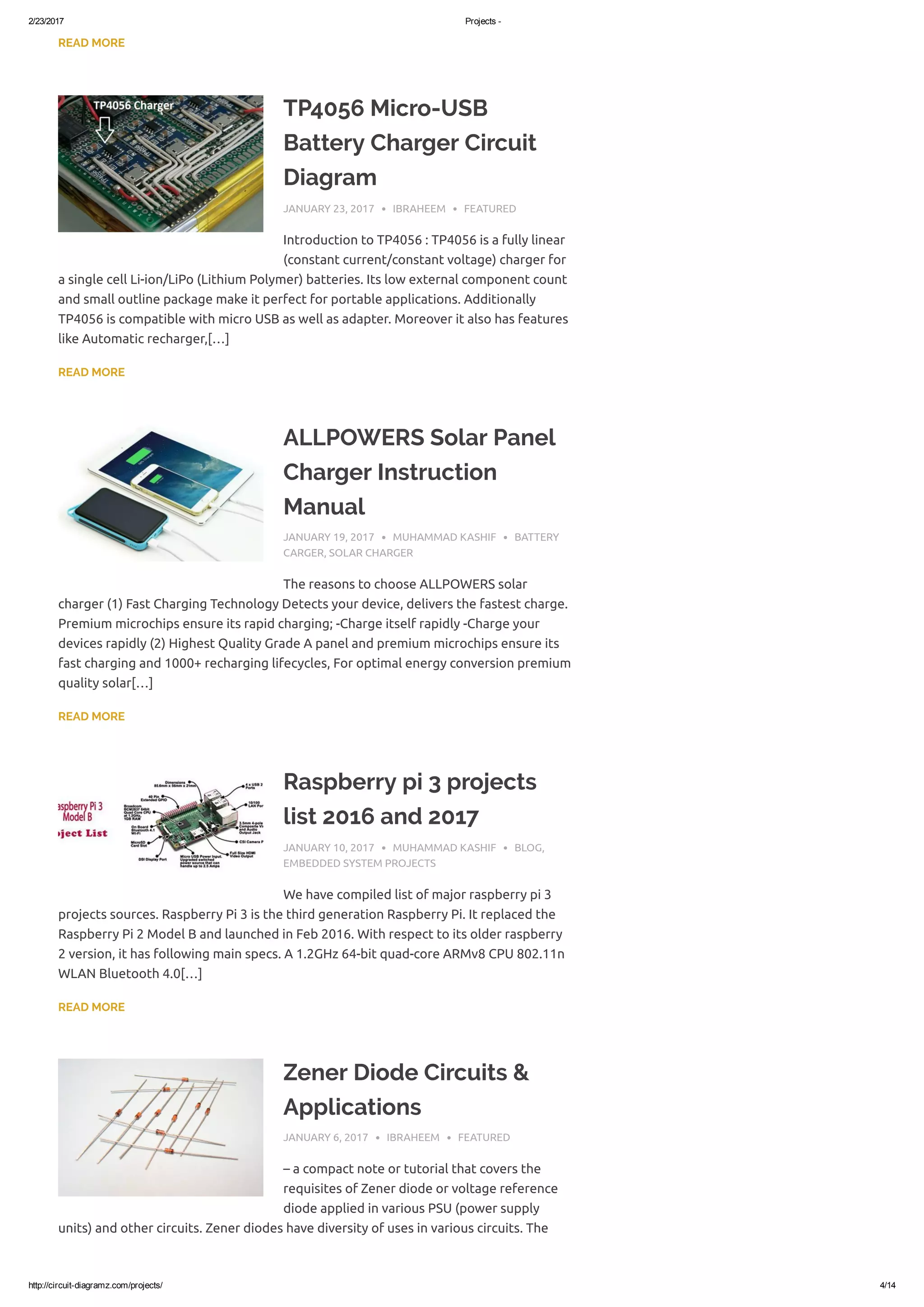 100 simple circuit diagram projects | PDF