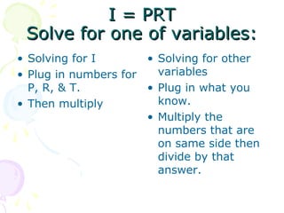 Simple interest | PPT