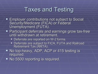 Simple IRA Overview | PPT