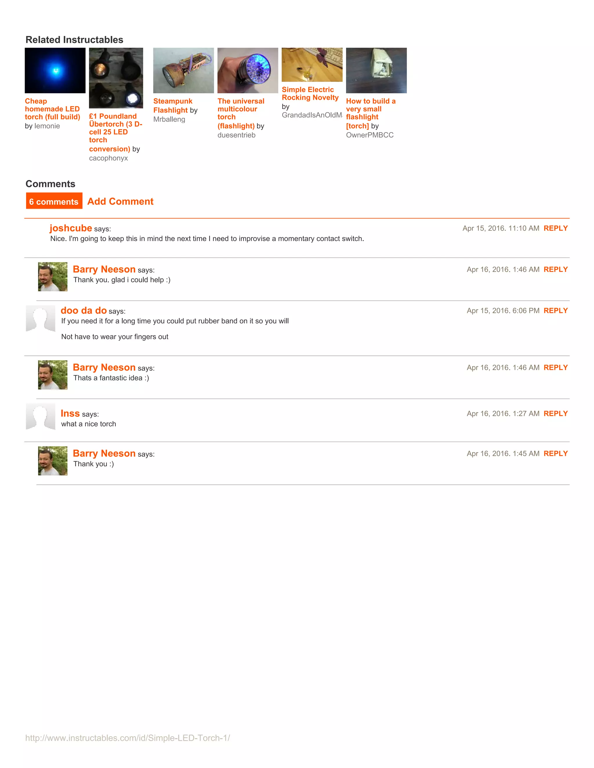 Simple led-torch-1 | PDF