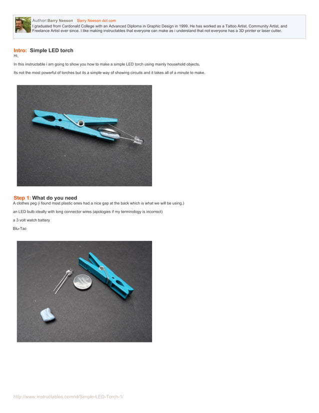 Simple led-torch-1 | PDF