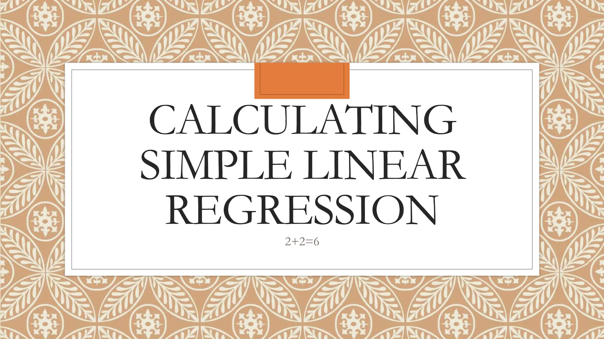 Simple Linear Regression and Correlation Analysis | PPTX