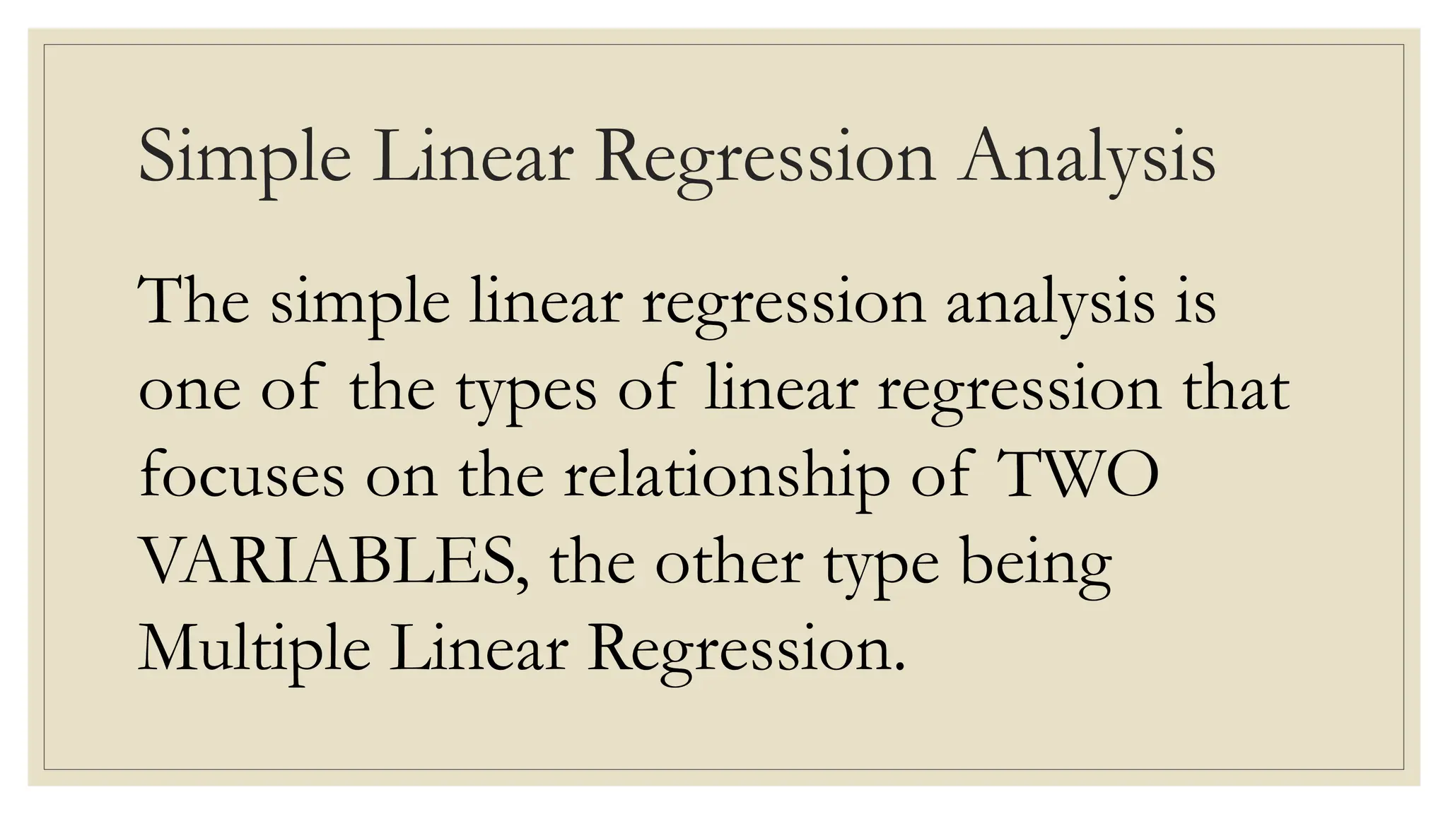 Simple Linear Regression and Correlation Analysis | PPTX