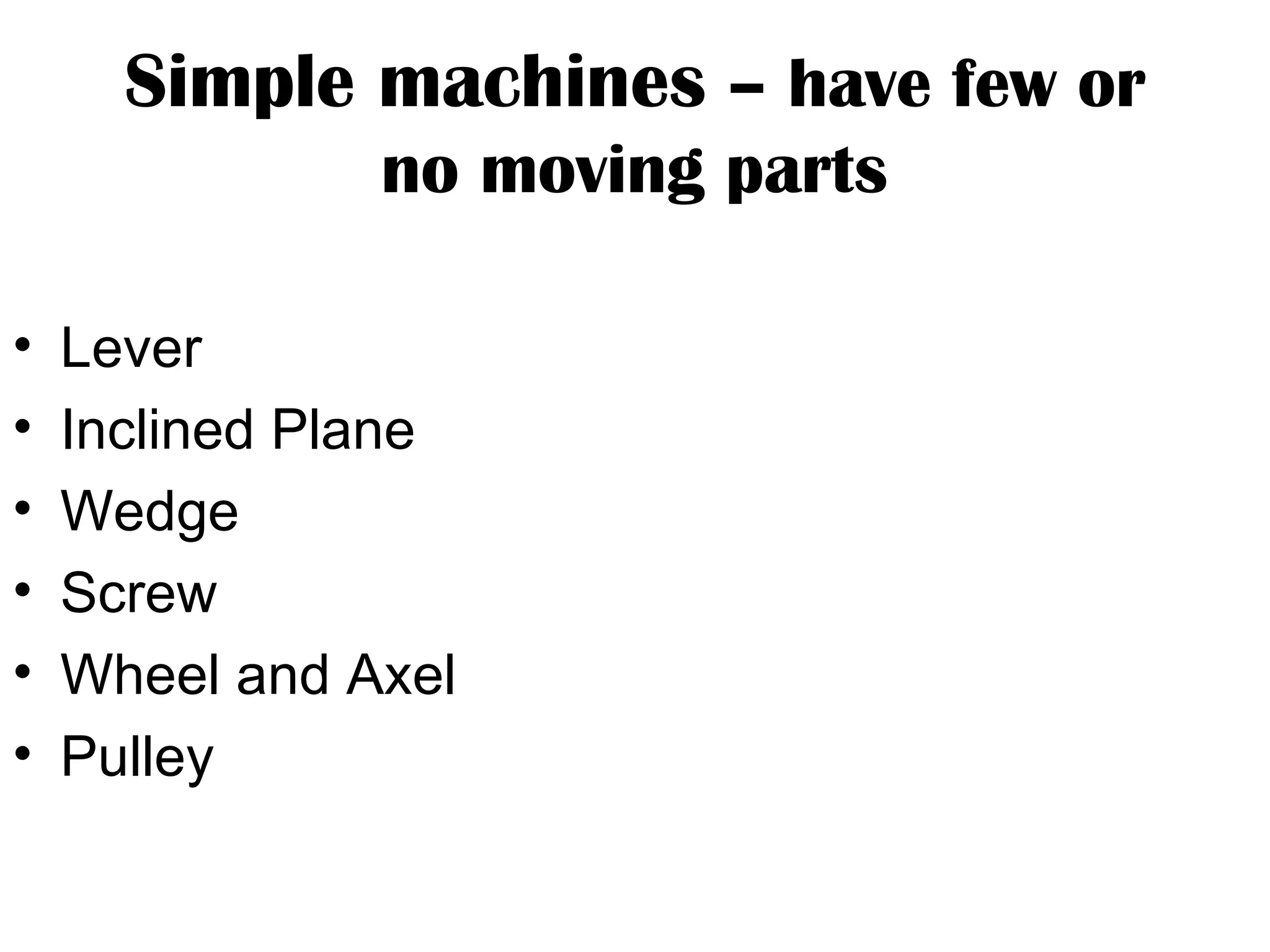 Simple Machines | PPT