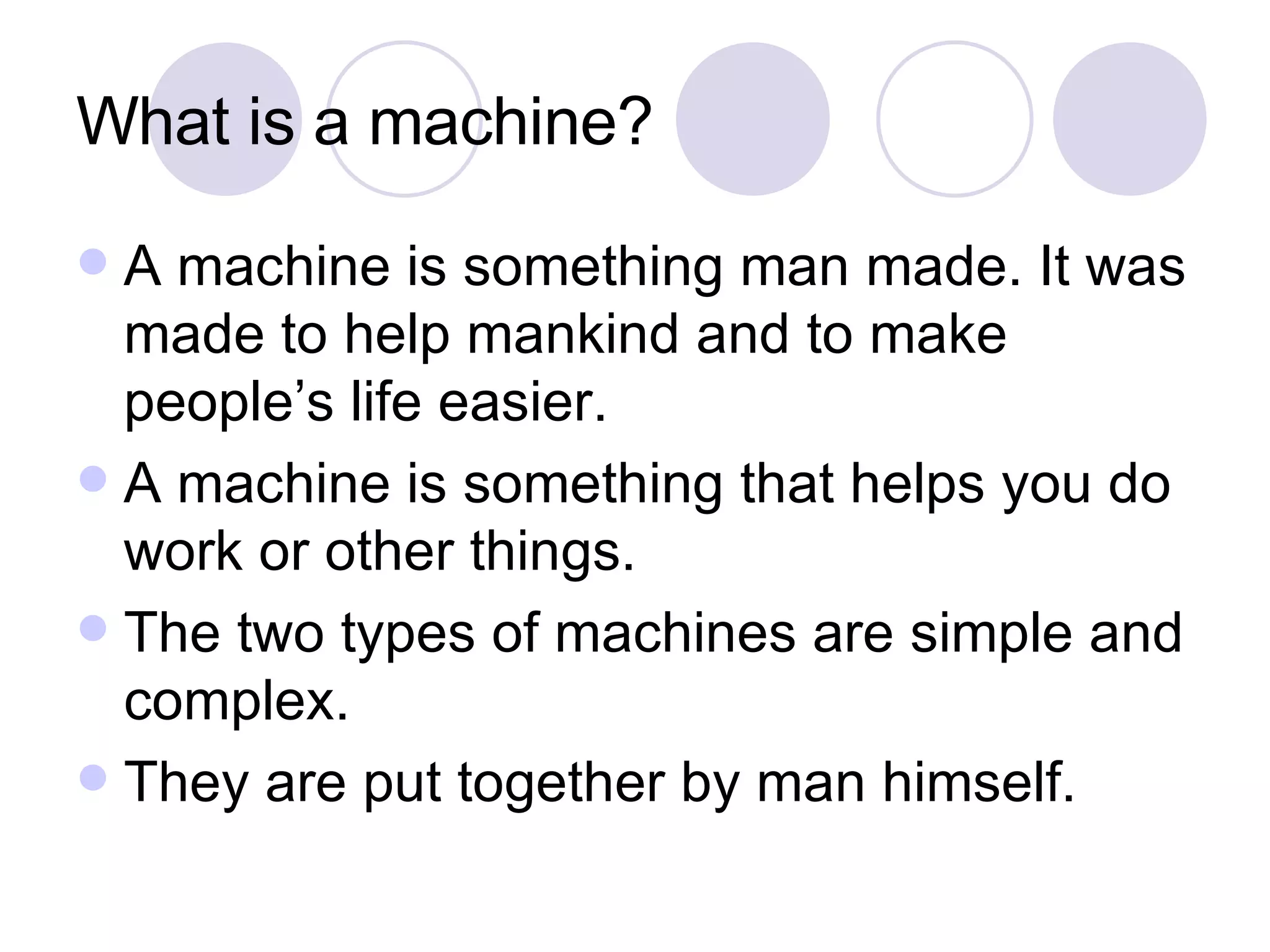 Simple Machines Cassandra And Nicholas | PPT