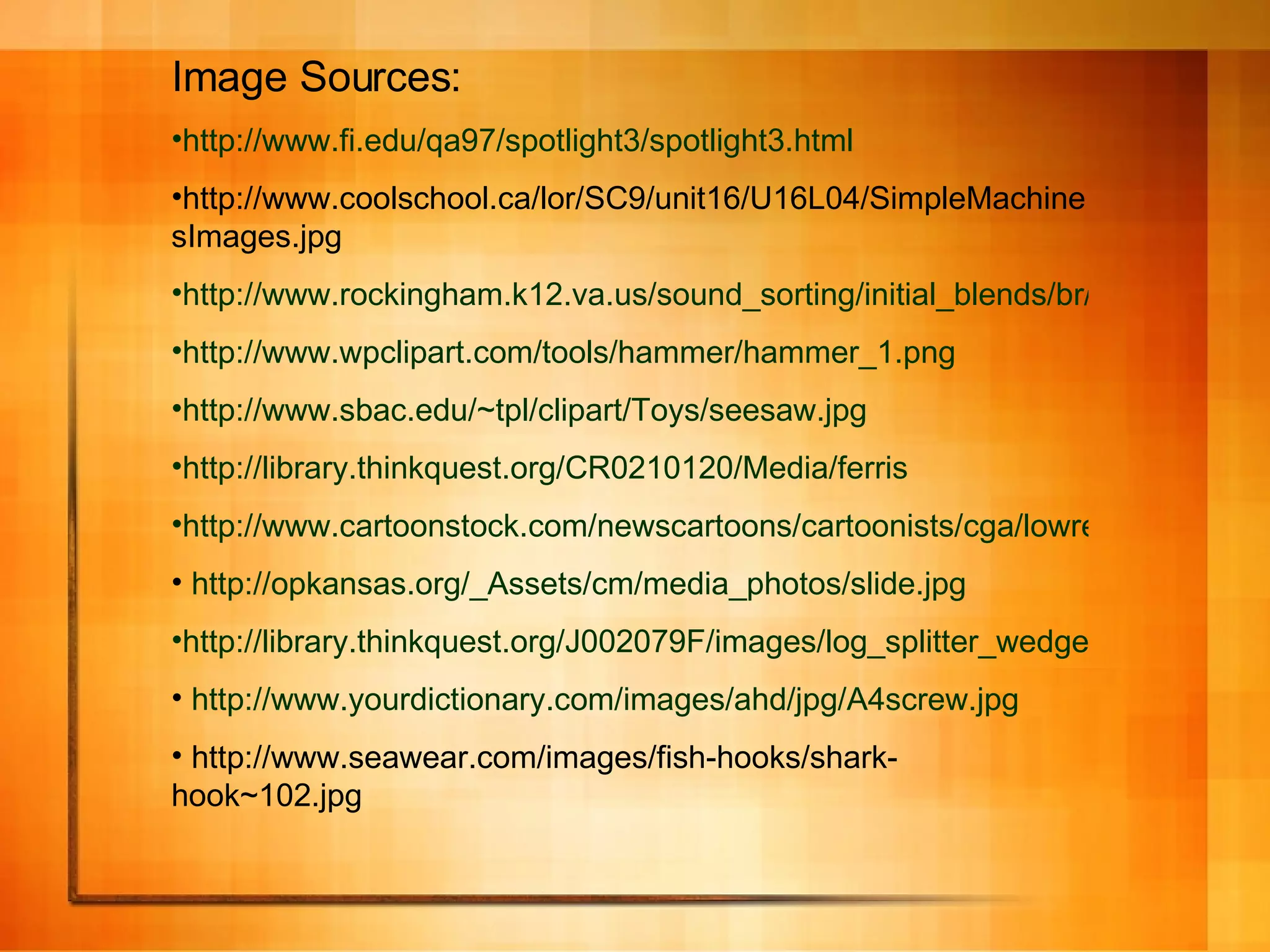 Simple Machines Presentation | PPT