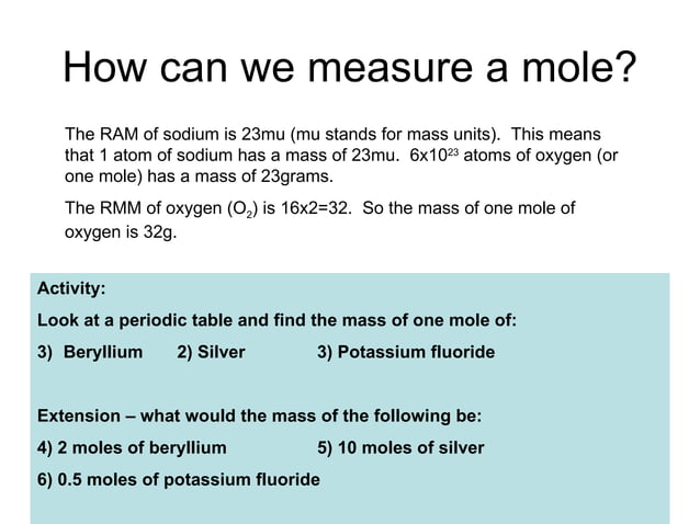 Simple moles | PPT