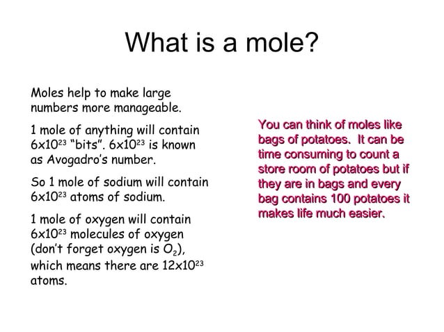 Simple moles | PPT