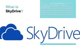 SKYDRIVE | PPT