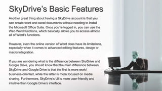 SKYDRIVE | PPT