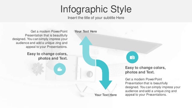 Simple office-computer-view-power point-template | PPTX