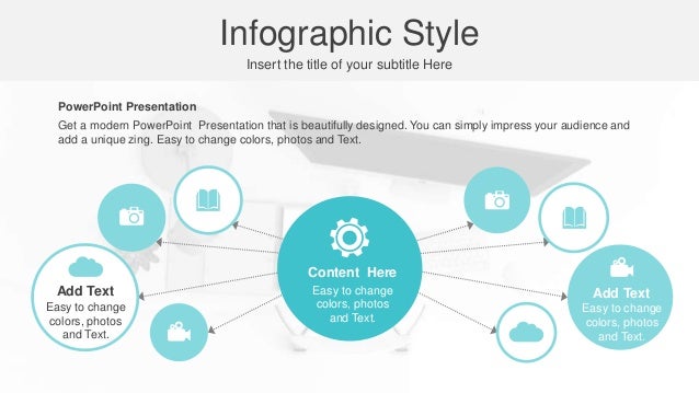 Simple office-computer-view-power point-template | PPTX