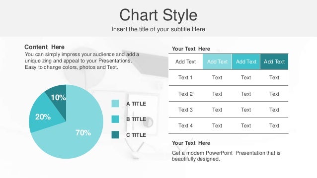 Simple office-computer-view-power point-template | PPTX